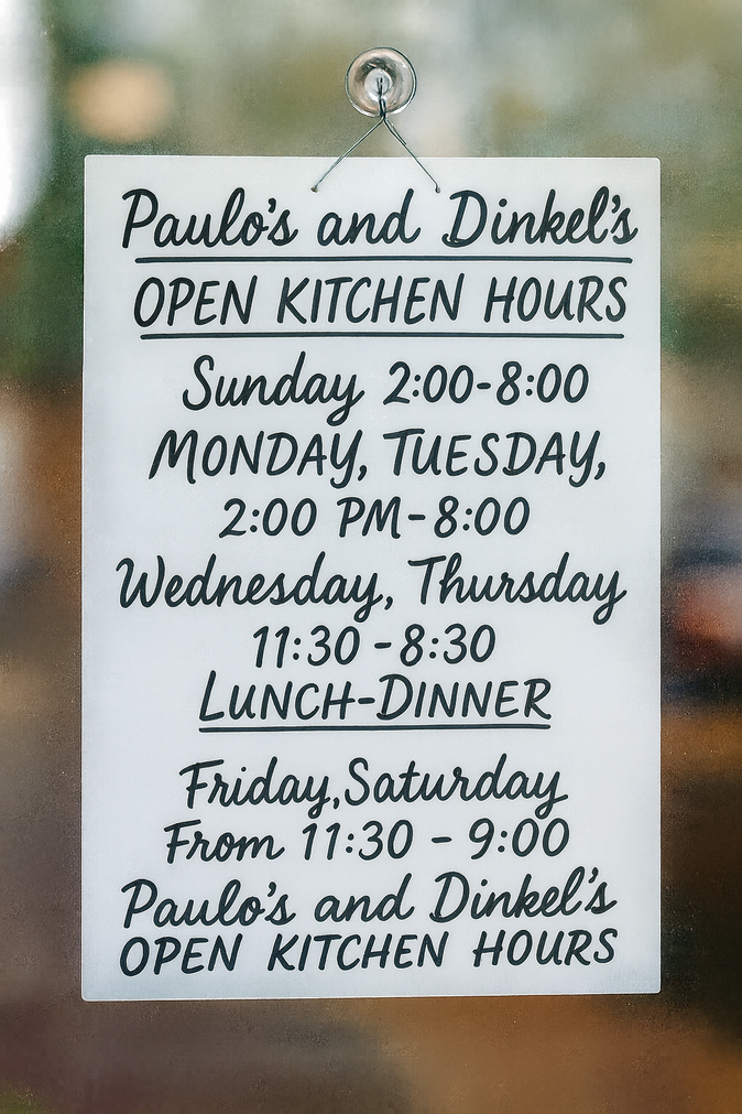 Paulo's Italian Trattoria - Individual